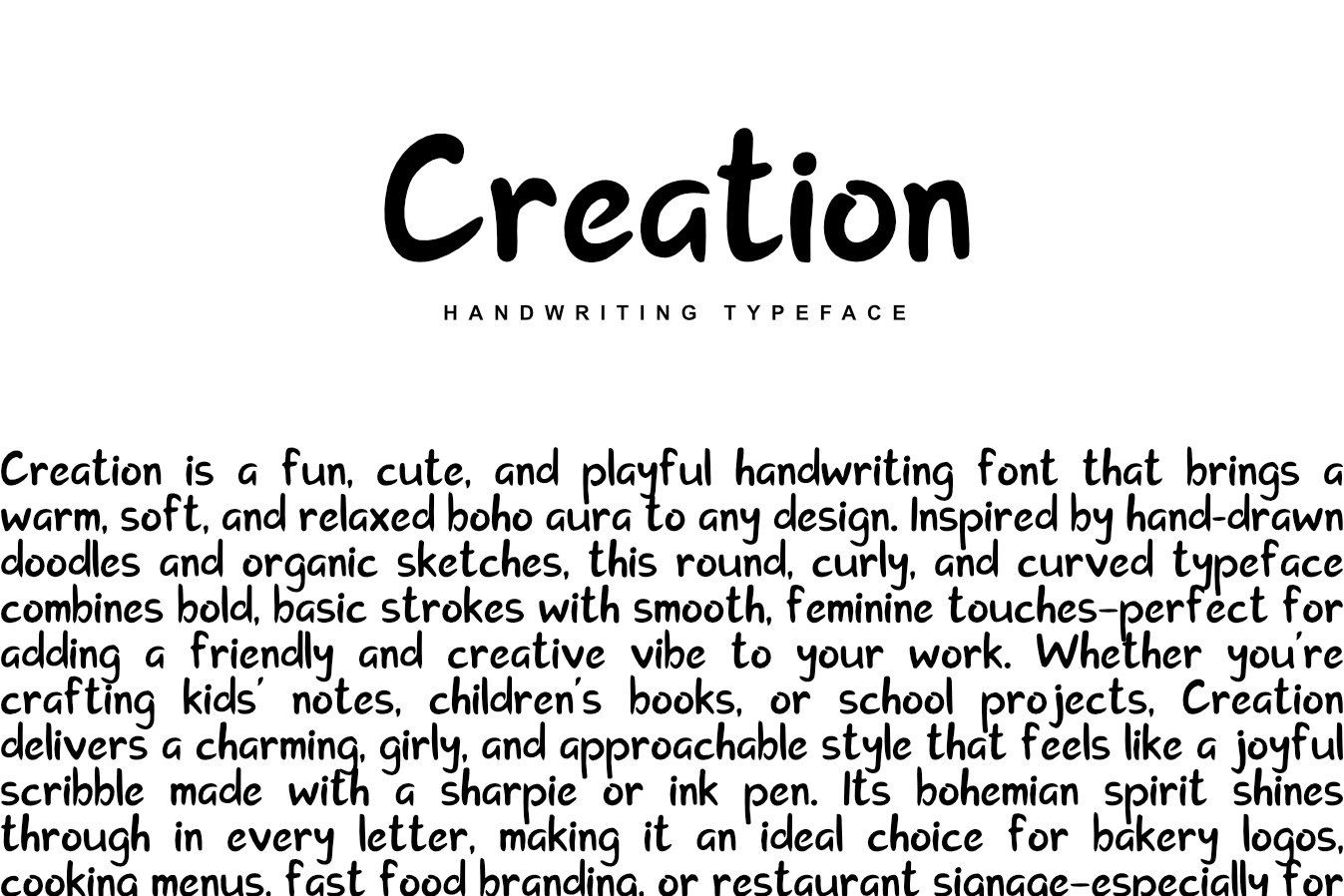 Creation A Free Handwriting Font - Andika Fez Modern Display Font